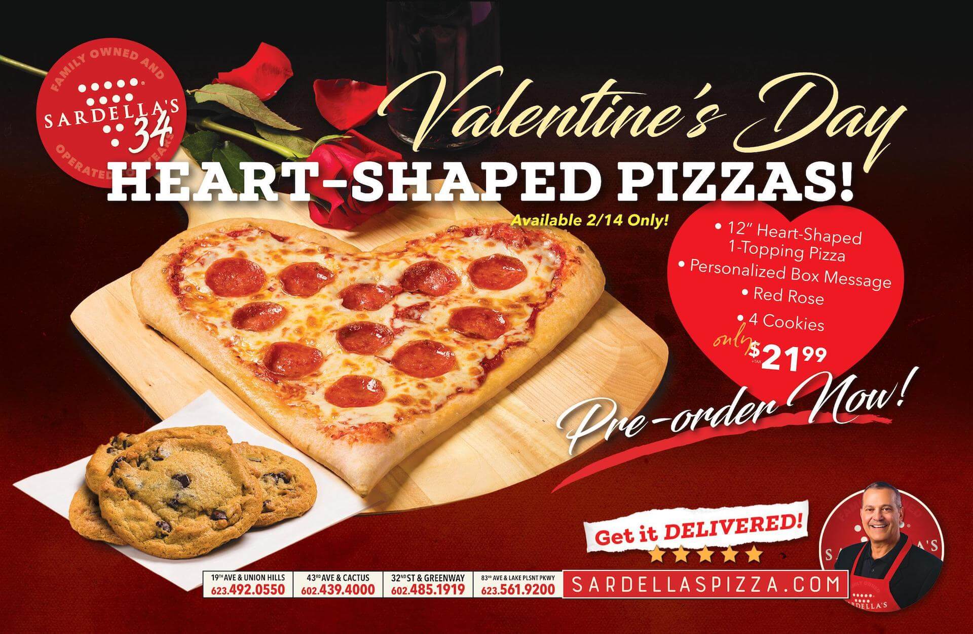 Valentine’s Day Only!